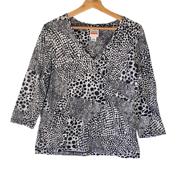 Ruby Rd. | Tops | Ruby Rd Favorites Blackwhite Mixed Animal Print ...